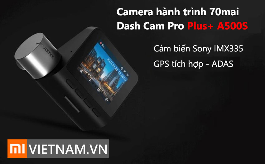 Camera hành trình 70mai A500S | Ghi Hình Trước Sau | Mivietnam