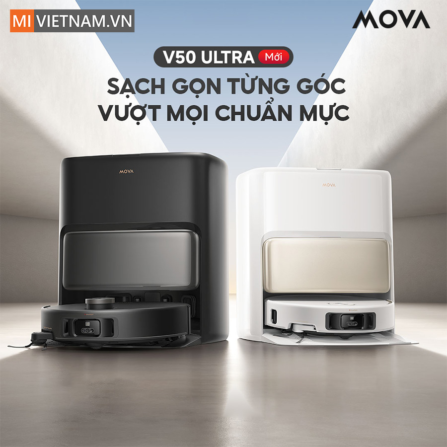 Robot hút bụi lau nhà Mova V50 Ultra - Hàng Chính Hãng - Mi Việt Nam